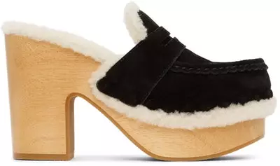 Black Shearling Joy puukingad: pilt 1