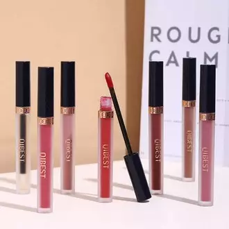 Rouge à lèvres liquide mat QiBest (lot de 7)