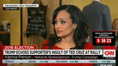 A portavoz de Donald Trump, Katrina Pierson, defende a súa imperdoable descrición de Ted Cruz 113190_3