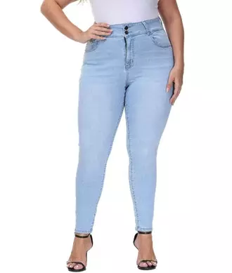 Jeans Buku lali Pinggang Tinggi Gboomo Stretchy