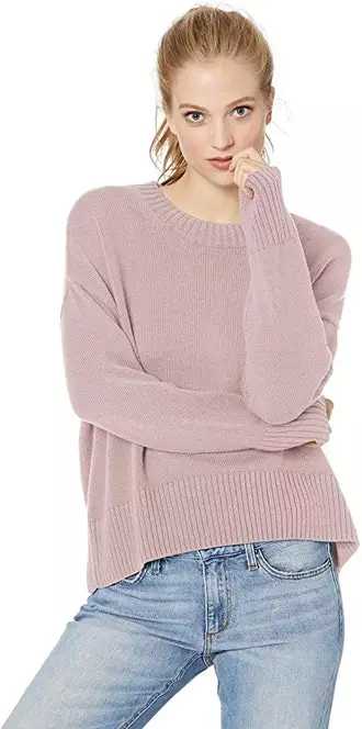 Daily Ritual Cotton Square Crewneck Sweater