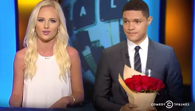 特雷弗·诺亚（Trevor Noah）向托米·拉伦（Tomi Lahren）学习为什么她的反黑人生活很重要的言论是完全错误的 179357_1