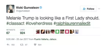 A estrela de 'RHOC' Vicki Gunvalson mesturando o nome de Melania Trump iluminará o teu día 183233_2