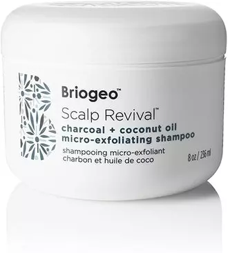 Briogeo Scalp Revival Houtskool en Kokosolie Mikro-afskilferende sjampoe