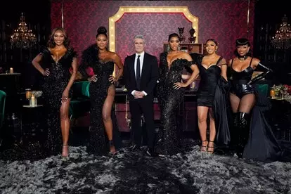 Cynthia Bailey, Kenya Moore, Andy Cohen, Porsha Williams, Drew Sidora, Kandi Burruss