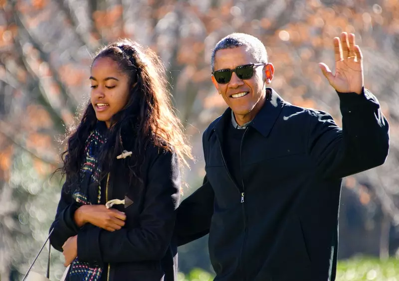 Ikiganiro cya David Letterman cya Obama cyerekanaga inkuru iryoshye kuri Malia igera muri kaminuza 222587_1