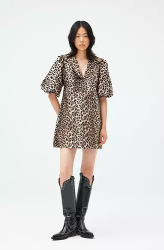 Jacquard Mini Dress