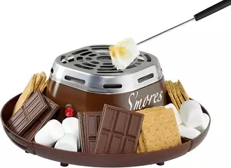 Електричний виробник S'mores з нержавіючої сталі Nostalgia для приміщень