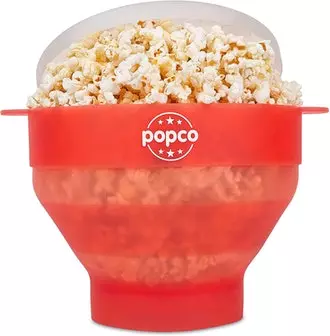 The Original Popco Silikoni Makirowefu Popcorn Popper