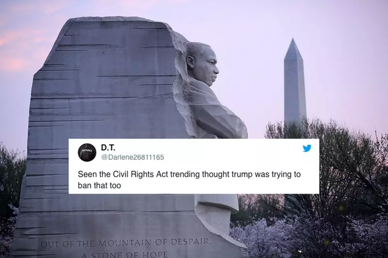 Deze tweets van de Civil Rights Act laten zien hoe bang mensen zijn voor het America Today van Trump 250715_1