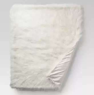 Mongoljan Faux Fur Throw Blanket