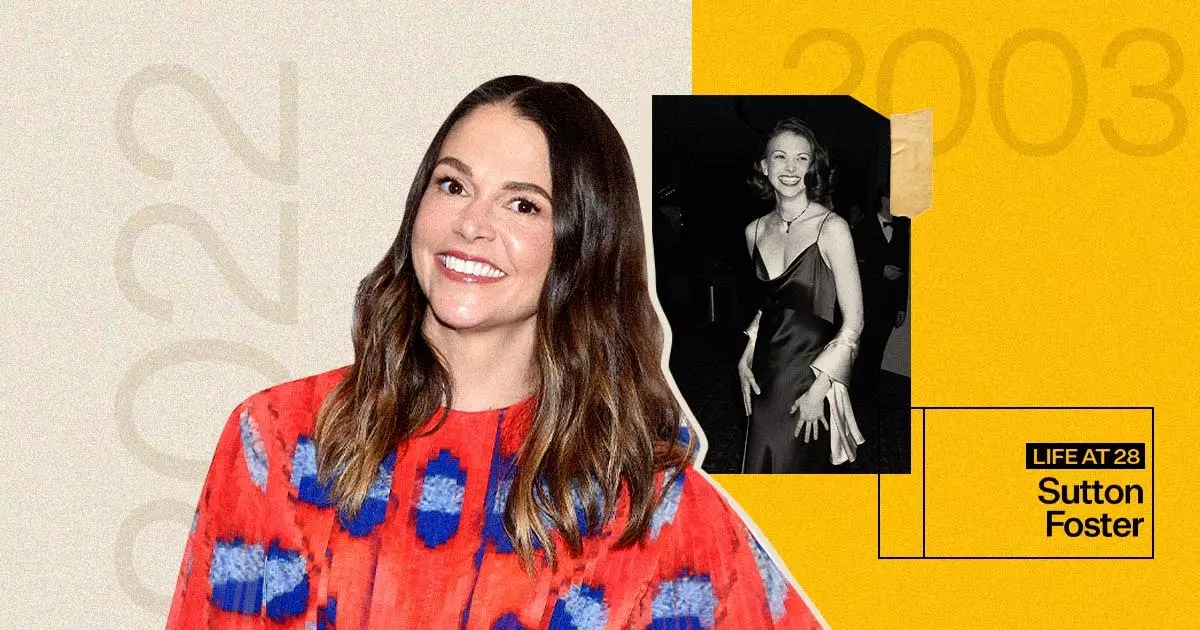 A los 28 años, Sutton Foster "pasó por una fase de pez dorado"