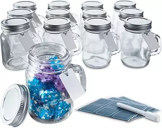 I-Otis Classic Glass Mason Jars