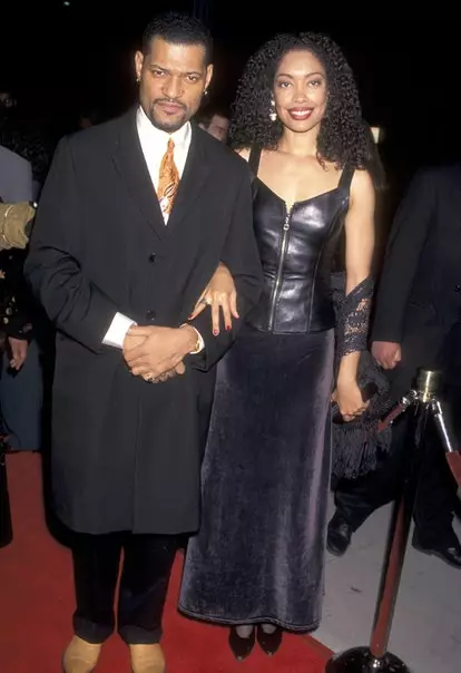 Laurence Fishburne e Gina Torres nel 1995. (Foto di Ron Galella, Ltd./Collezione Ron Galella via G...