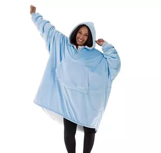 COMFY Original buru ibu Microfiber & Sherpa Wearable Blanket