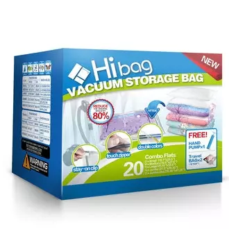 أكياس Hibag Space Saver (حزمة من 20)