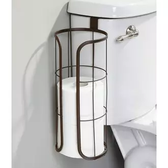 mDesign toiletrolhouder voor over de tank