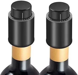 WOBOX Vacuum Wine Stoppers (2-Pack)