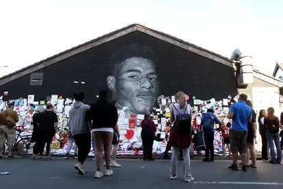 Mural ni Marcus Rashford sa Manchester