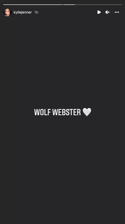 Kylie Jenner Akafumura Zita Rake & Travis Scott Mucheche Mukomana, Wolf Webster. Mufananidzo kuburikidza na @kyliejenne...