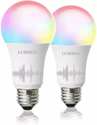 Lumiman Smart Wifi لائٹ بلب (2-پیک)