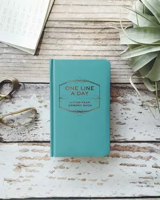 Chronicle Books Ọkan Line A Day Journal