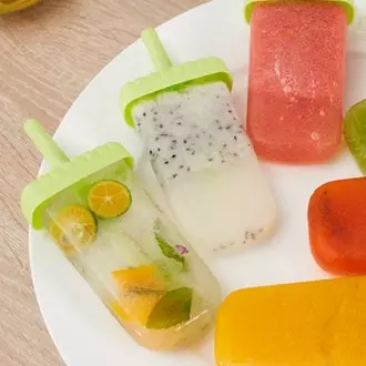 Awọn Molds Popsicle Atunlo Ozera (Ṣeto ti 6)