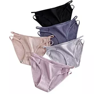 Intimo bikini in cotone Seasment (confezione da 5)