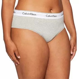 Calvin Klein Plus Size Modern Cotton Logo Hipster အတွင်းခံ