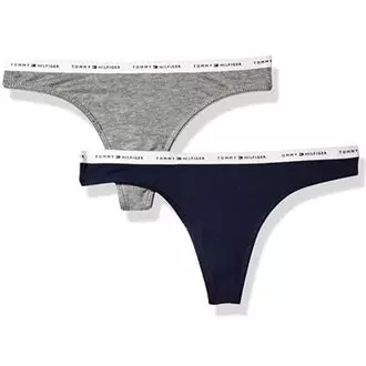 Tommy Hilfiger Cotton Stretch Thong အတွင်းခံ (၂ထုပ်)