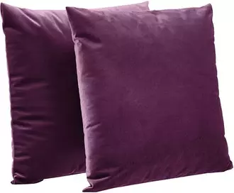 Amazon Basics Velvet Fleece Bantal Dekoratif (2-Pack)