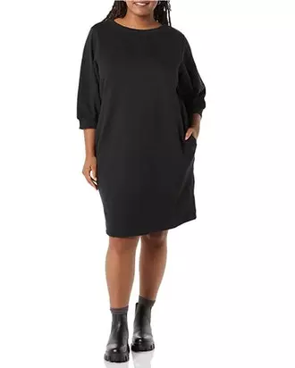 Amazon Essentials Plus Size Fleece Crewneck Dress