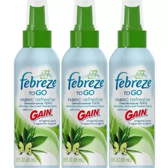 Febreze to Go-Refreŝiga Ŝtofo kun Gajno (3-Pako)