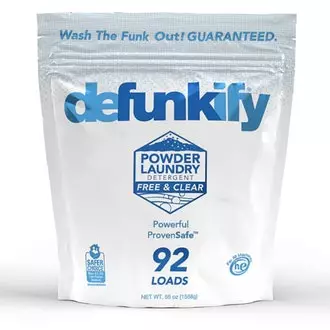 Defunkify deterjen laundry bubuk