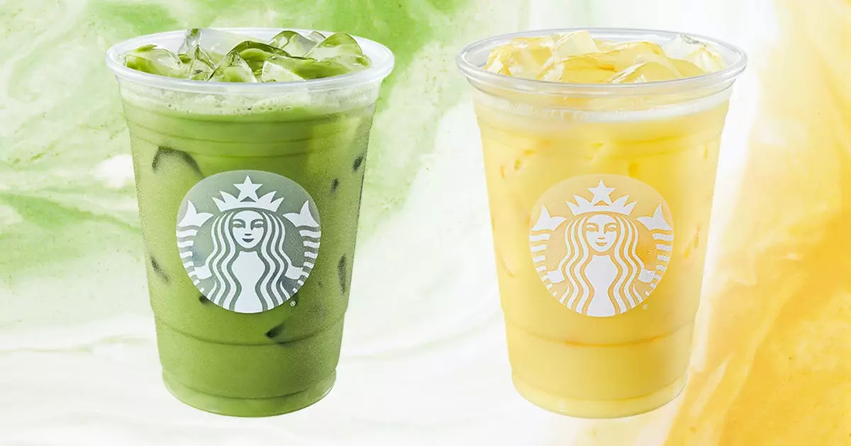 Starbucks' Spring Drink 2020-menu bevat een fruitige Matcha-drank