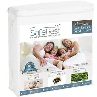 SafeRest Premium hypoallergene waterdichte matrasbeschermer