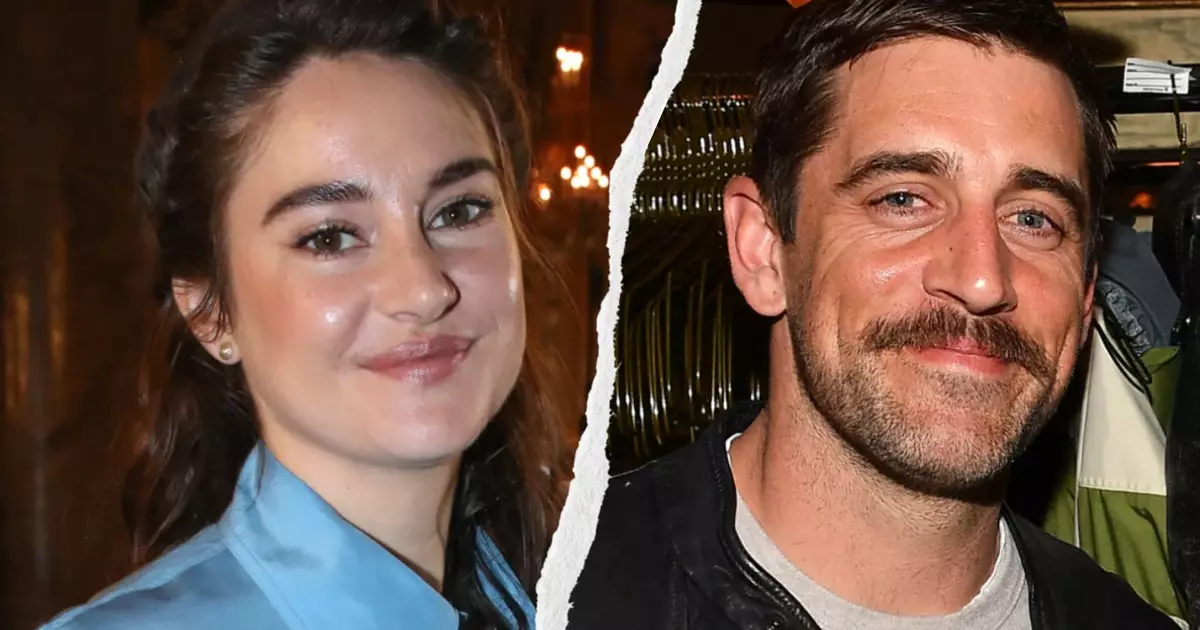 ¿Shailene Woodley y Aaron Rodgers vuelven a estar juntos? Mostraron PDA en una boda