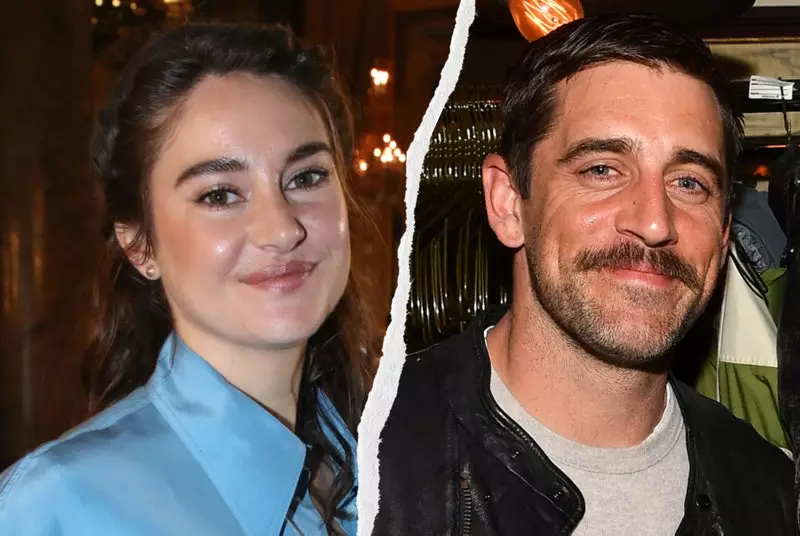 Shailene Woodley i Aaron Rodgers