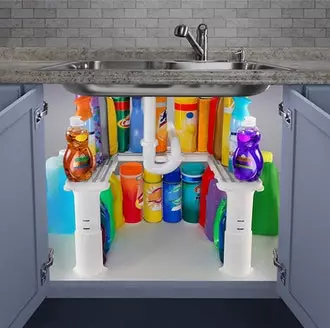 Spicy Shelf Expandable Under-Sink Organizer