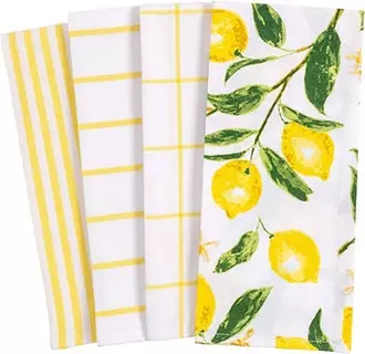 KAF Home Lemons Kitchen Dish Towels (4-Pack)