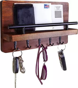 Ripple Creek Key Holder ug Mail Shelf