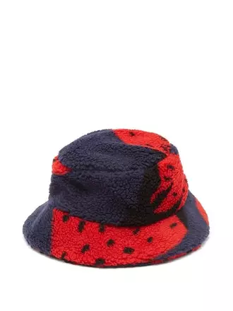 JW Anderson Erdbeer-Fleece. Bucket Hat