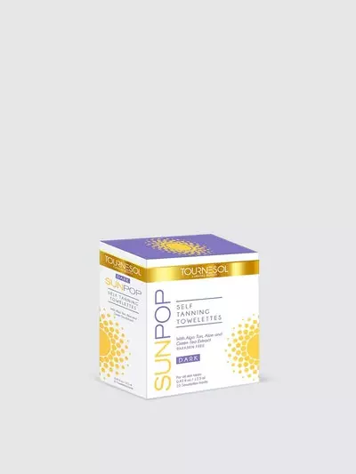 Tournesol SunPop Dark Tanning Towelette 10 Antal: billede 1