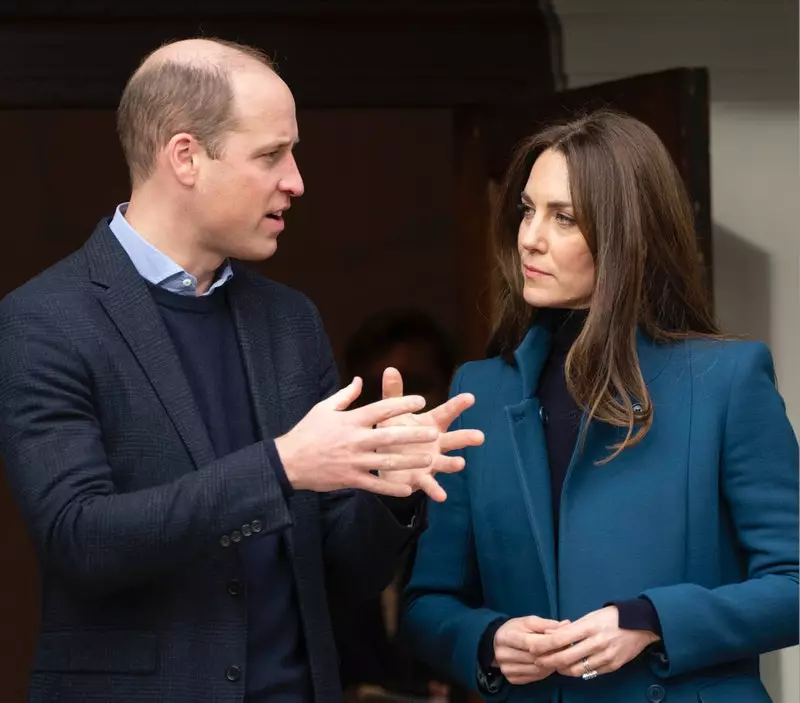 Prințul William și Kate Middleton la un angajament public