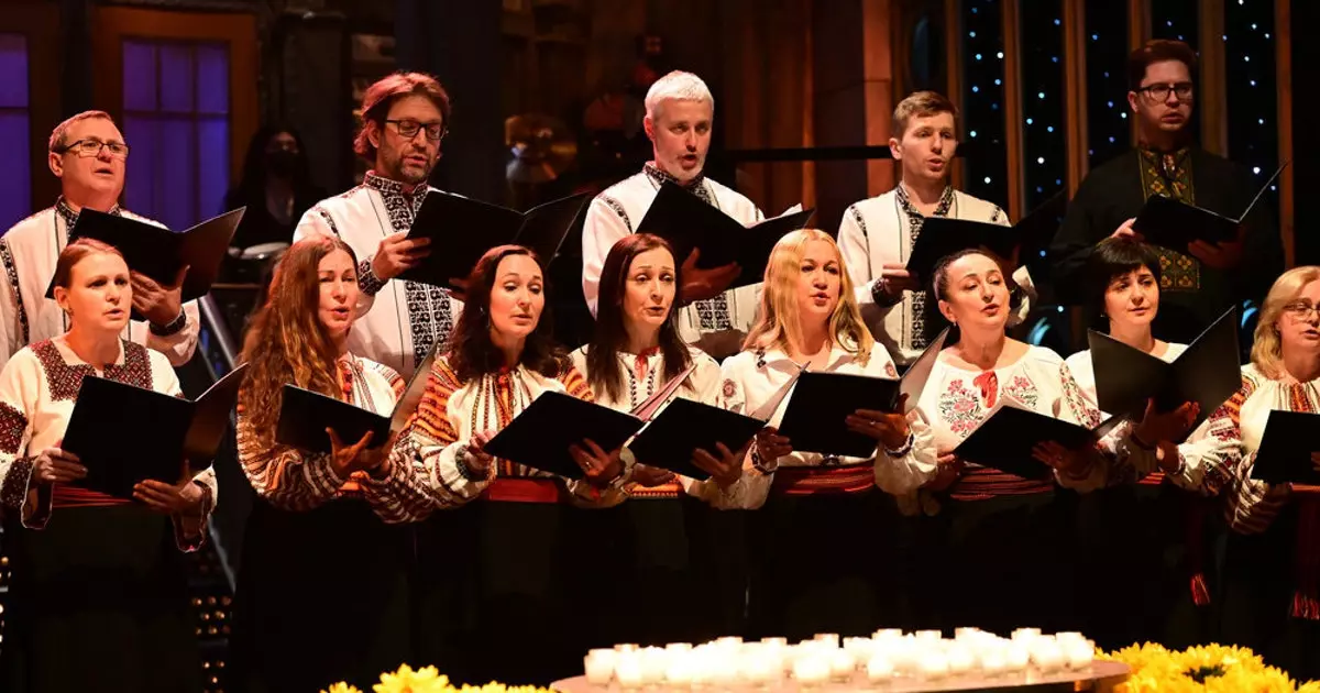 Ny Chorus Okrainiana 'SNL' Cold Open dia nasiana dikany