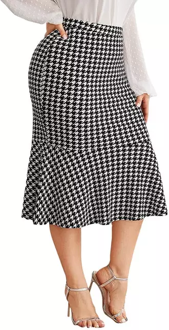 MakeMeChic Bodycon Midi Skirt