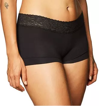 Maidenform rèv koton ak dantèl Boyshort