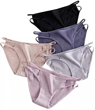 Bragas de algodón Seasment Bikini (paquete de 5)