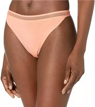 Cotton ya Mae Sporty ndi Mesh Thong Underwear (3-Paketi)