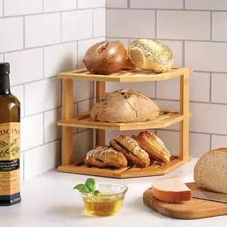 Bambüsi Bamboo Kitchen Countertop Organizer